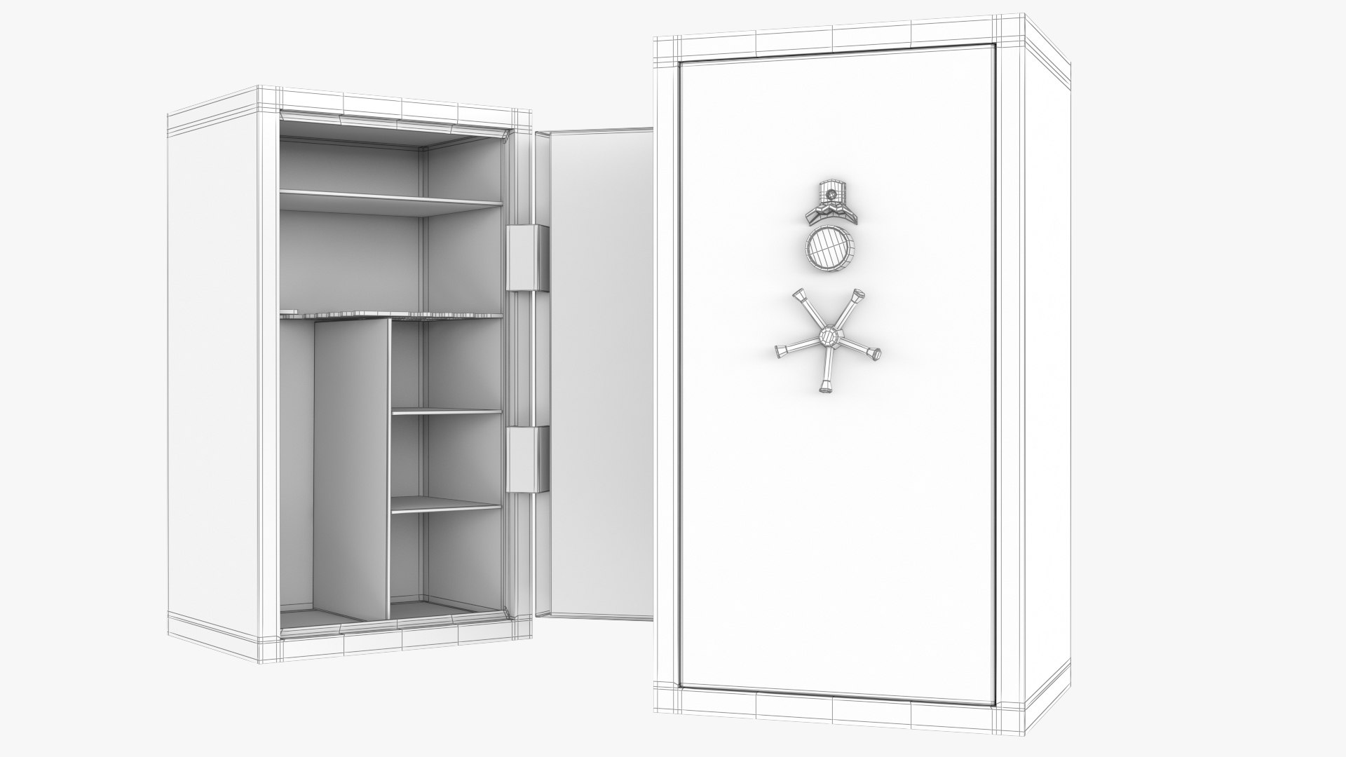 Liberty Gun Safe 3D Model - TurboSquid 1877398