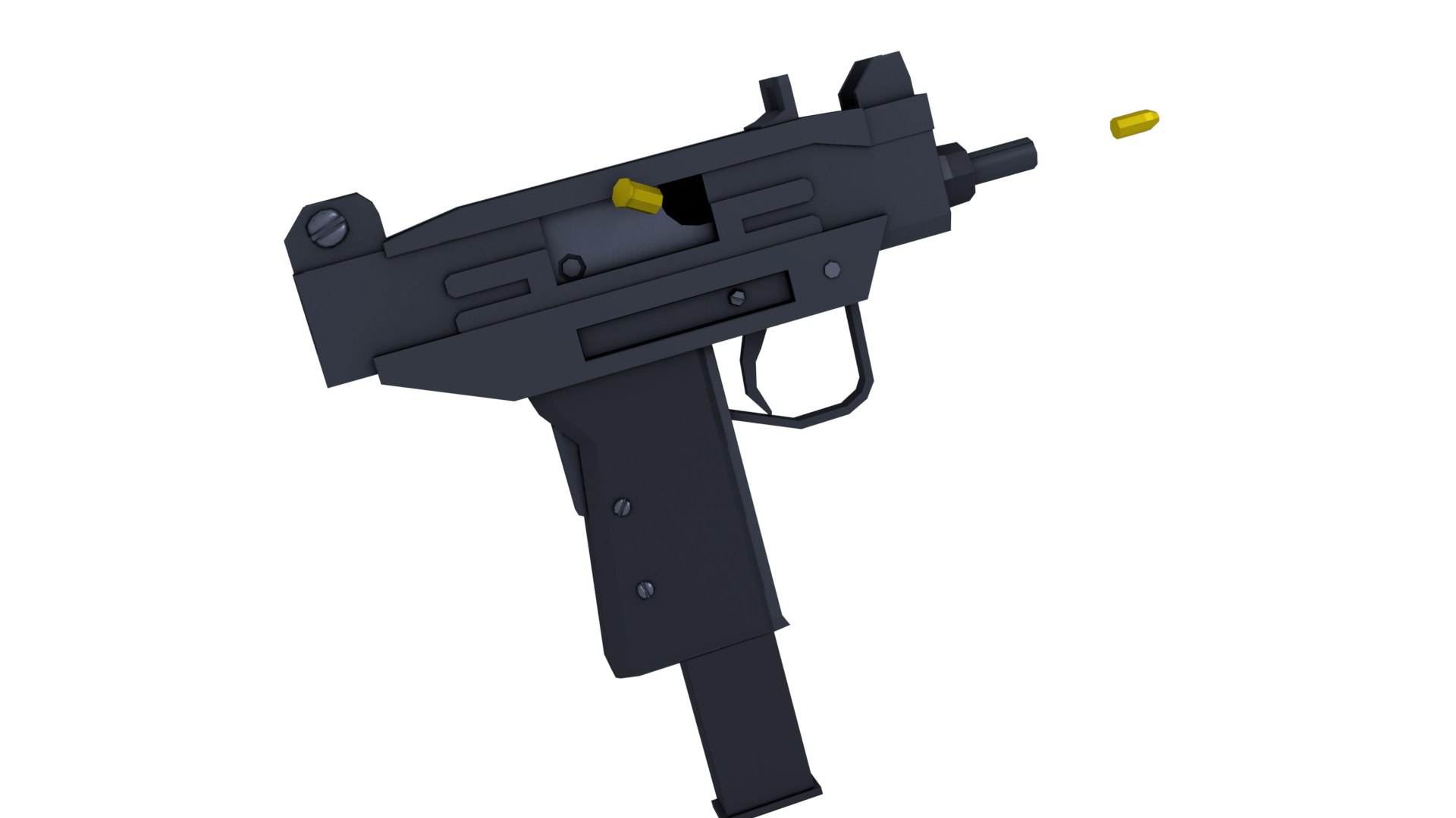 3D Model Micro Uzi Submachine Gun - TurboSquid 1361572
