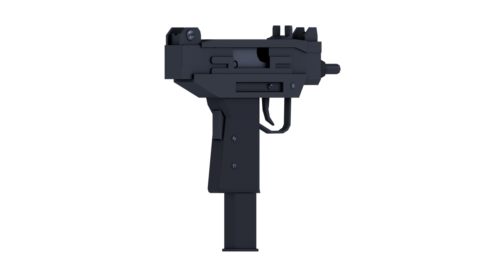 3D Model Micro Uzi Submachine Gun - TurboSquid 1361572