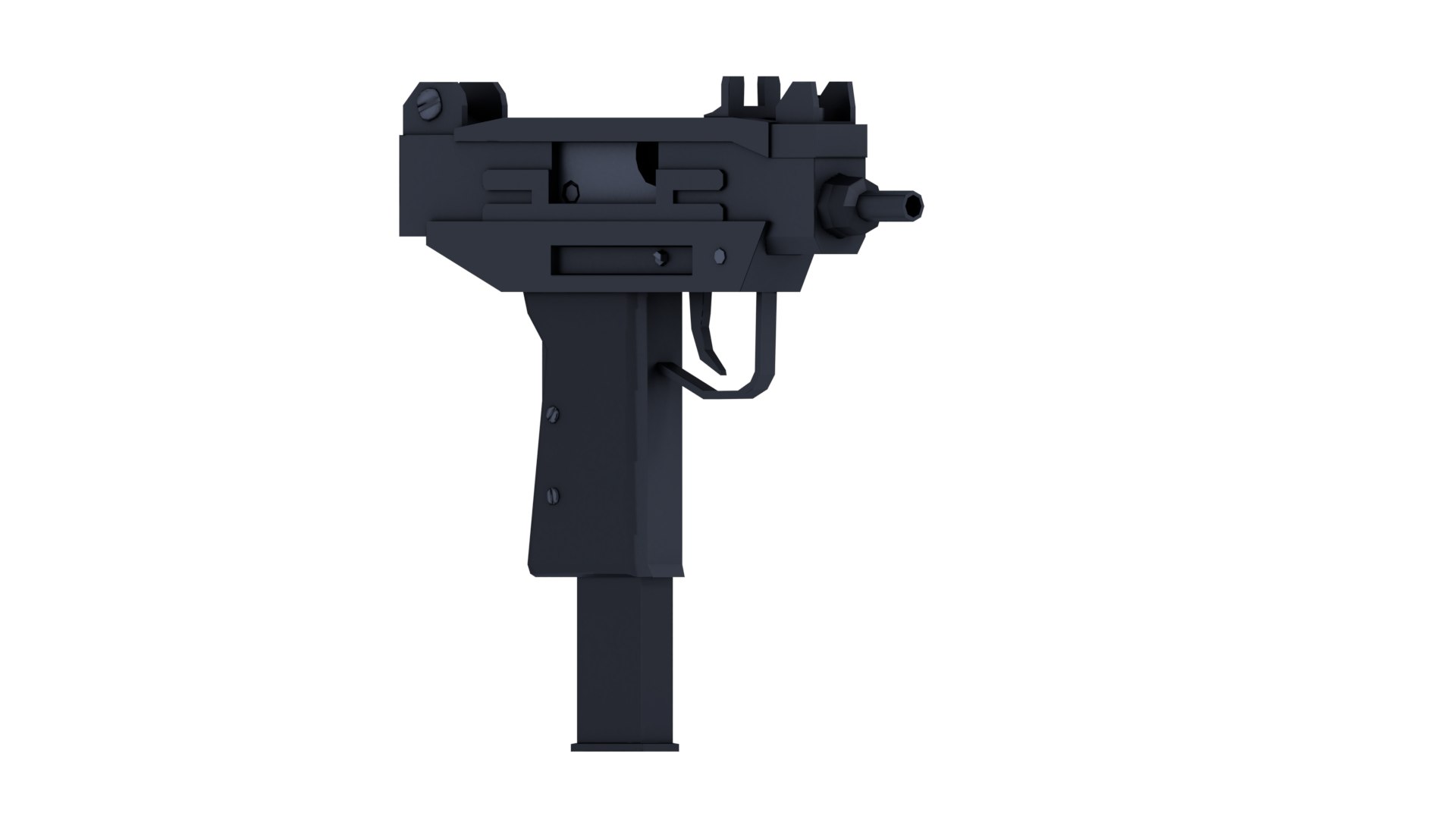 3D Model Micro Uzi Submachine Gun - TurboSquid 1361572