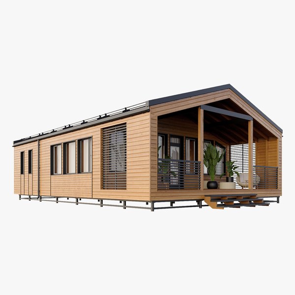 modelo 3d Modern Forest Cabin - TurboSquid 2055618
