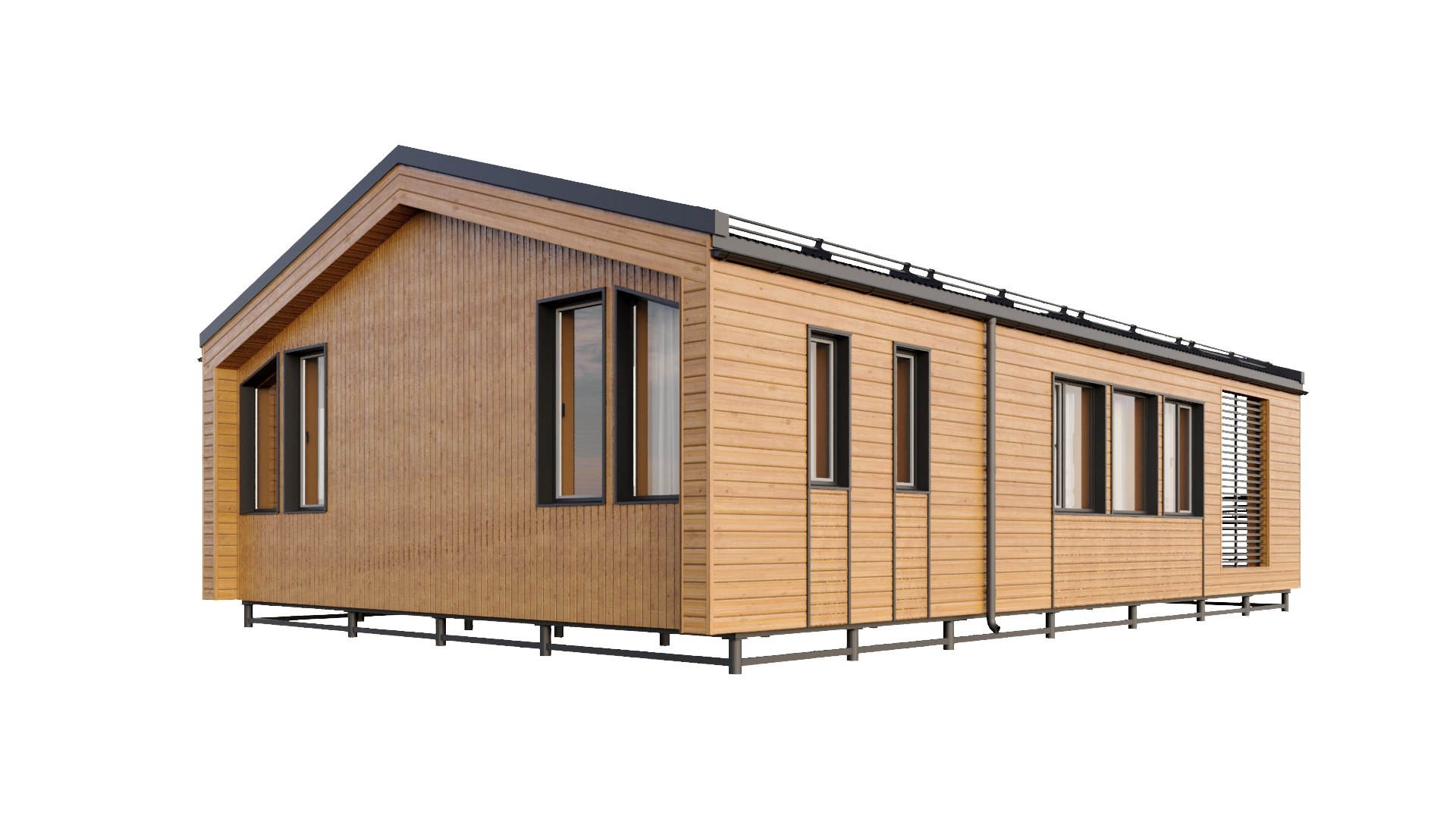 Modern Forest Cabin 3D - TurboSquid 2055618