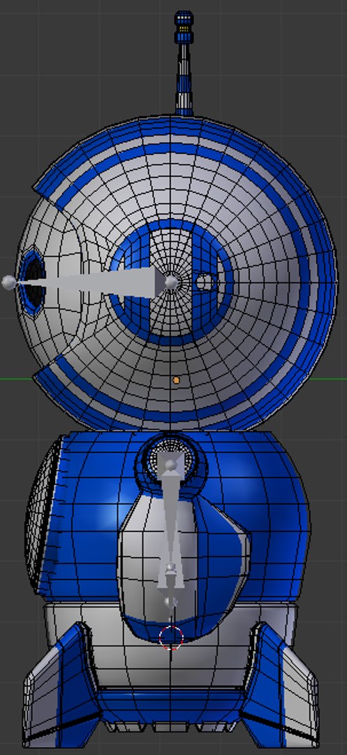 3d Blueberry Bot Legacy Series Model