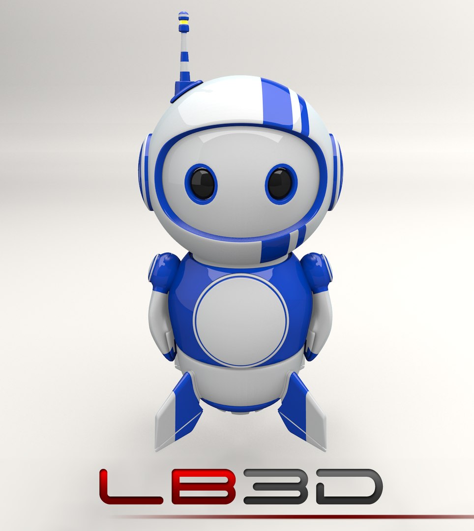 3d Blueberry Bot Legacy Series Model