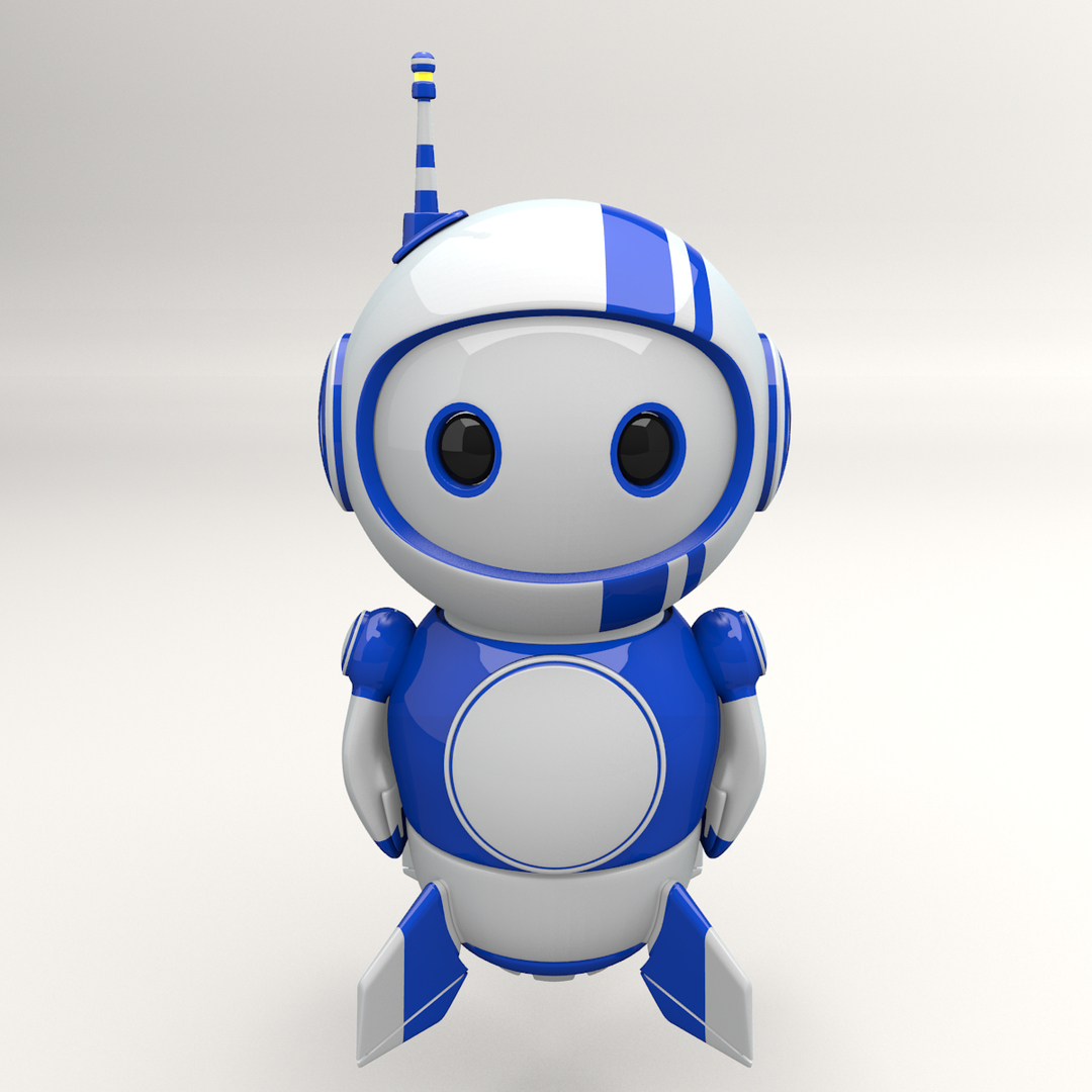 3d Blueberry Bot Legacy Series Model