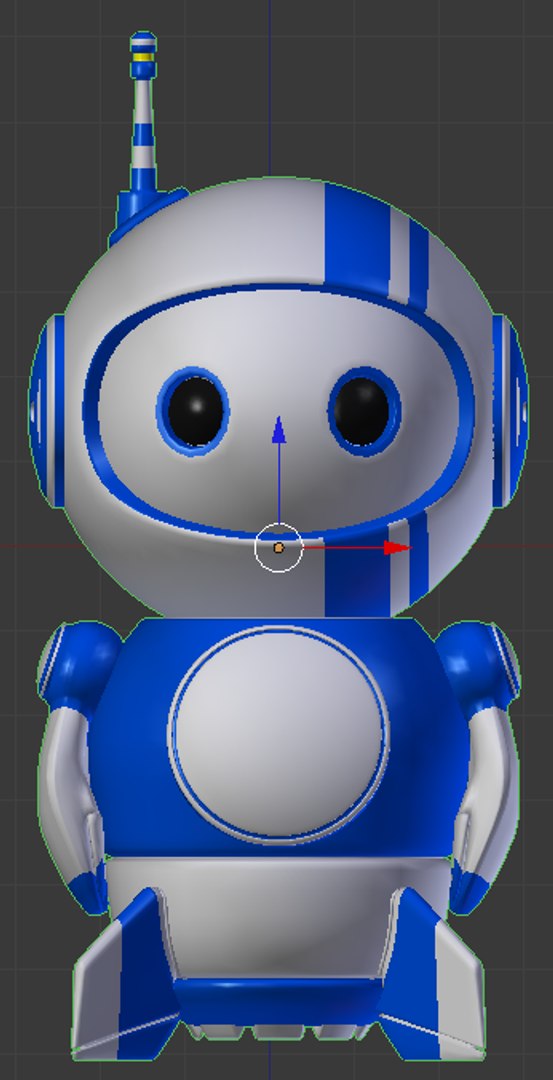 3d Blueberry Bot Legacy Series Model