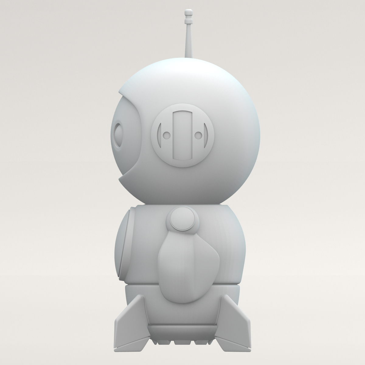 3d blueberry bot legacy series model