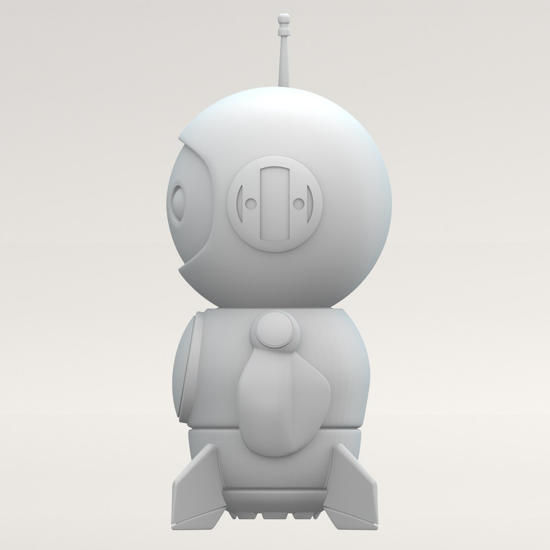 3d Blueberry Bot Legacy Series Model