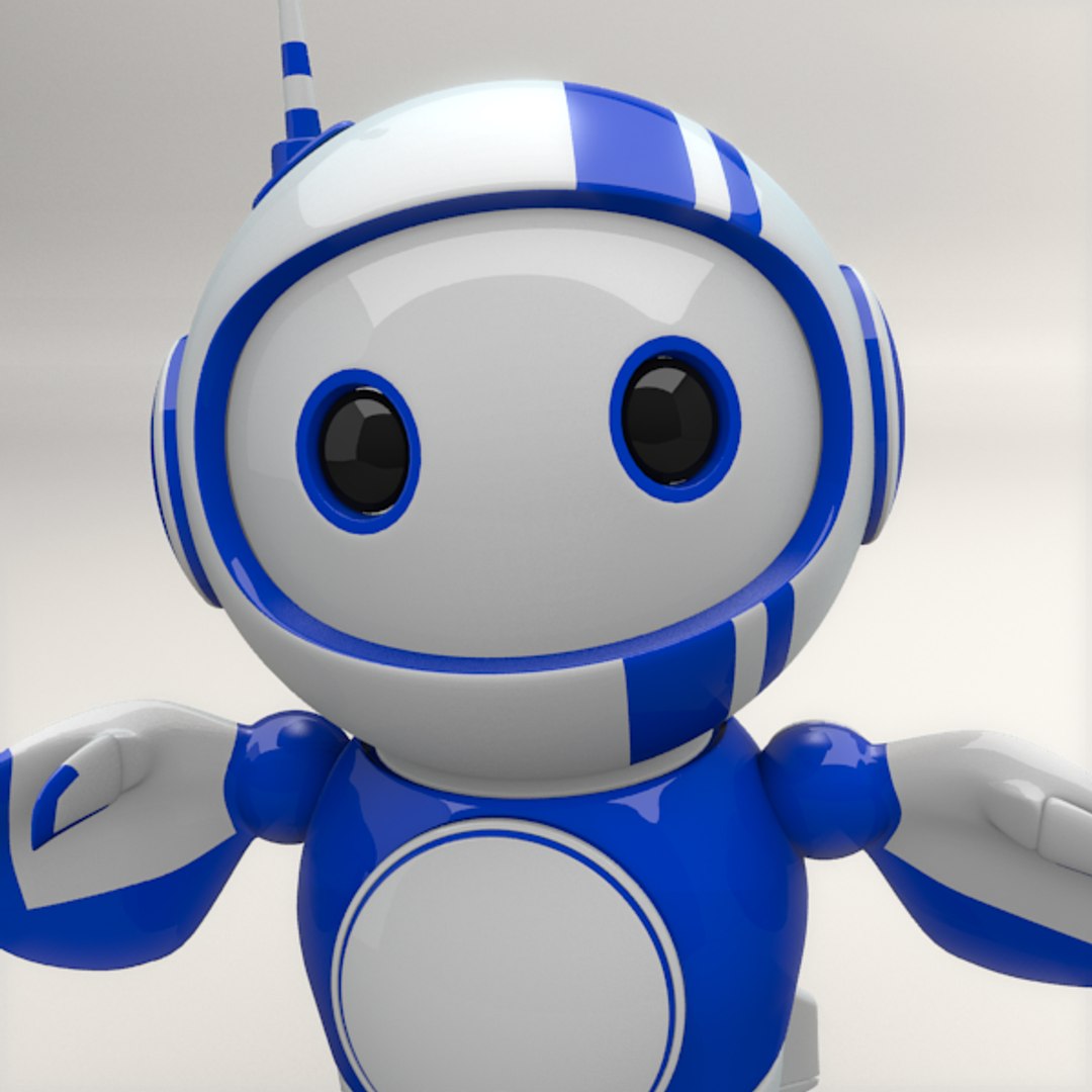 3d Blueberry Bot Legacy Series Model