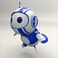 3d blueberry bot legacy series model
