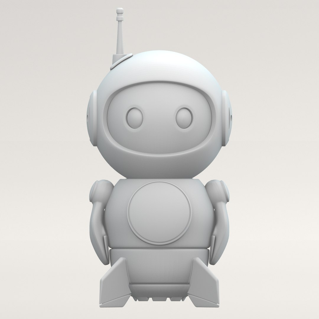 3d Blueberry Bot Legacy Series Model
