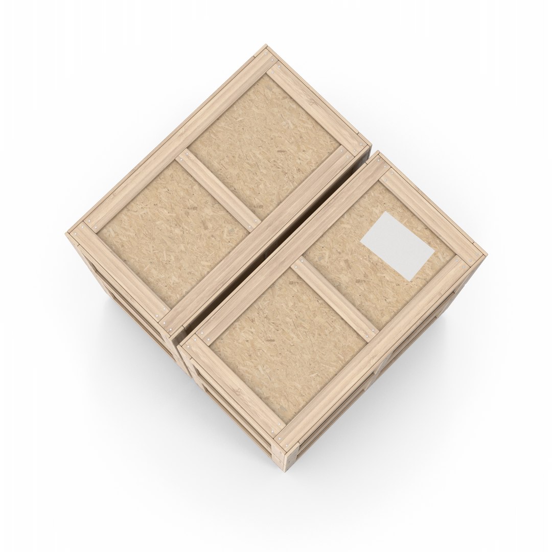 Stack Of Cargo Crates Boxes 3D Model - TurboSquid 1994953