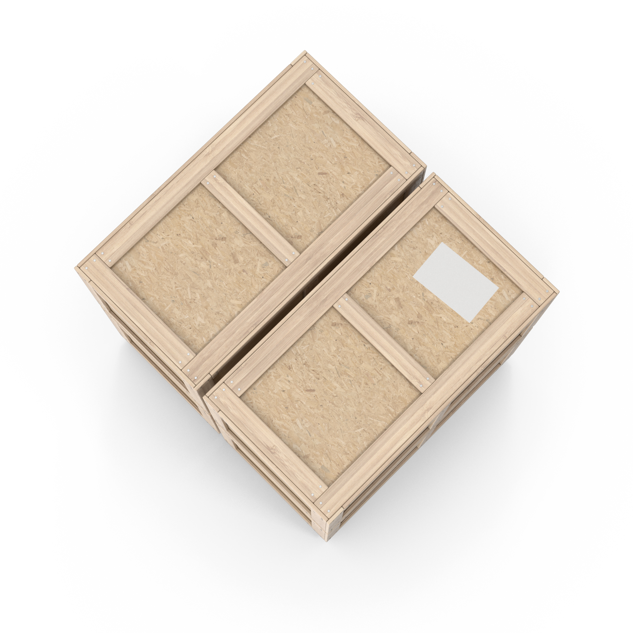 modelo 3d Stack Of Cargo Crates Boxes - TurboSquid 1994953