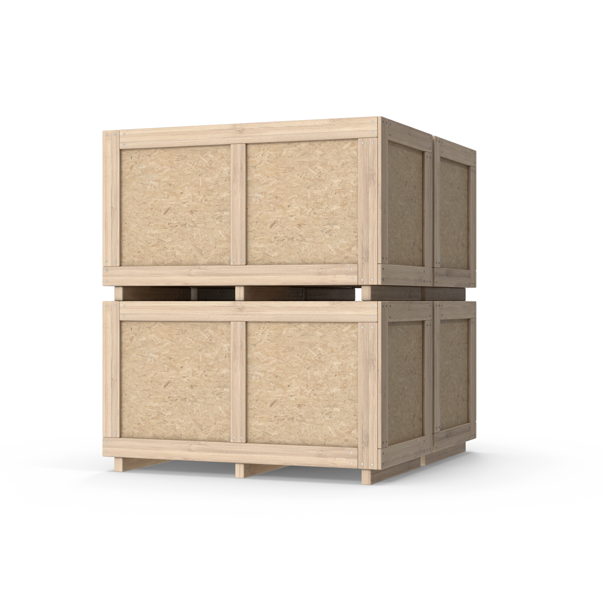 modelo 3d Stack Of Cargo Crates Boxes - TurboSquid 1994953