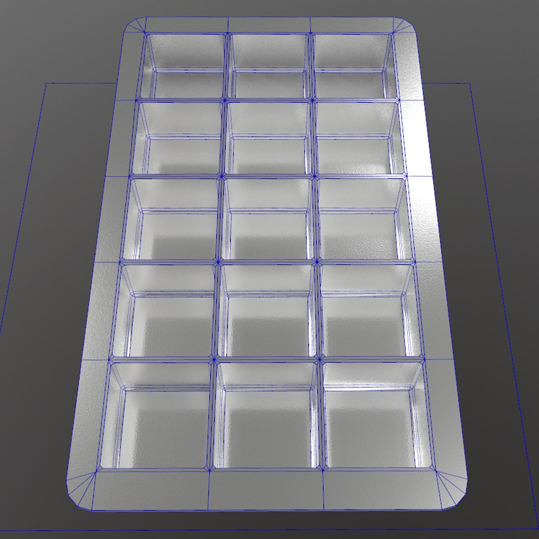 3D ice cube tray model - TurboSquid 1289511