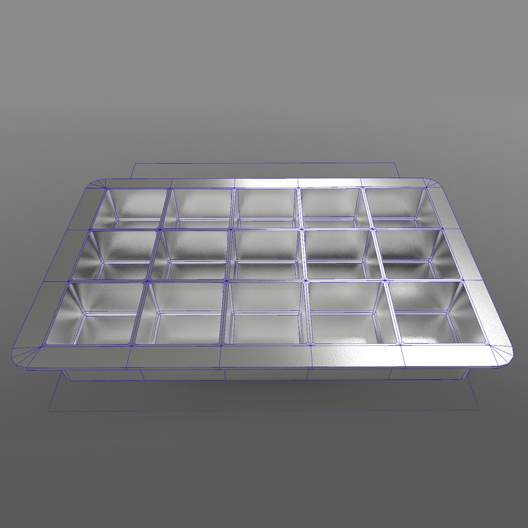 3D ice cube tray model - TurboSquid 1289511