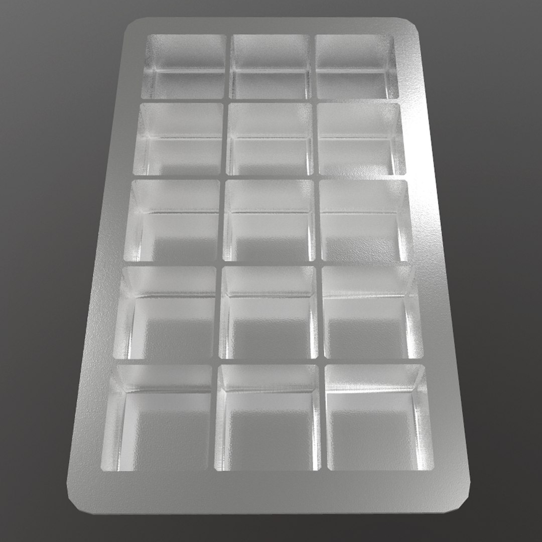 3D ice cube tray model - TurboSquid 1289511