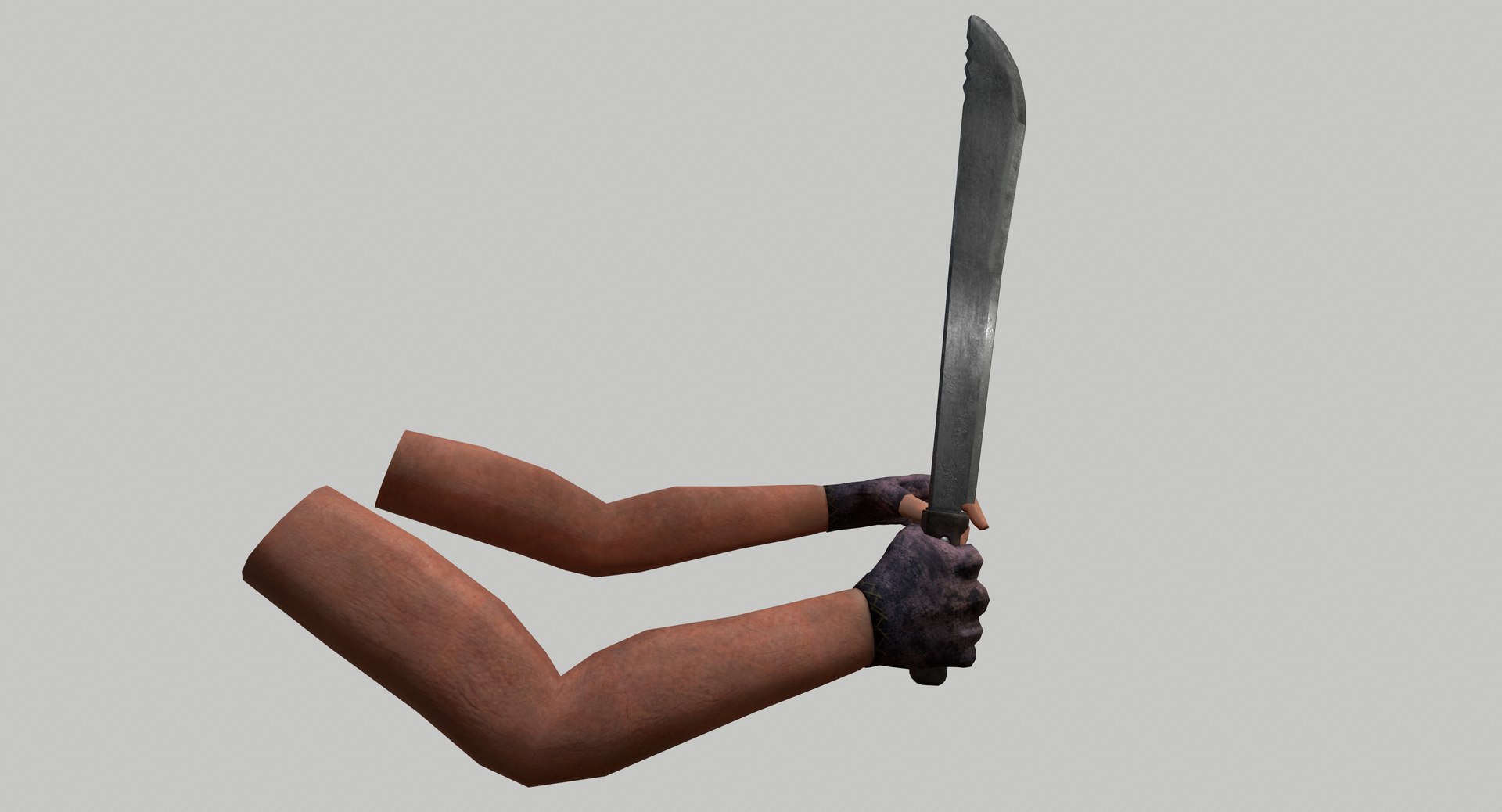 3D Model Machete Fps Weapon Animation - TurboSquid 1150217