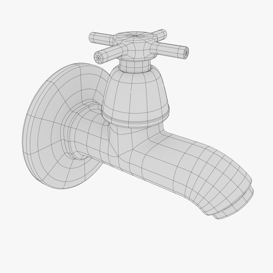 3d Water Tap Model