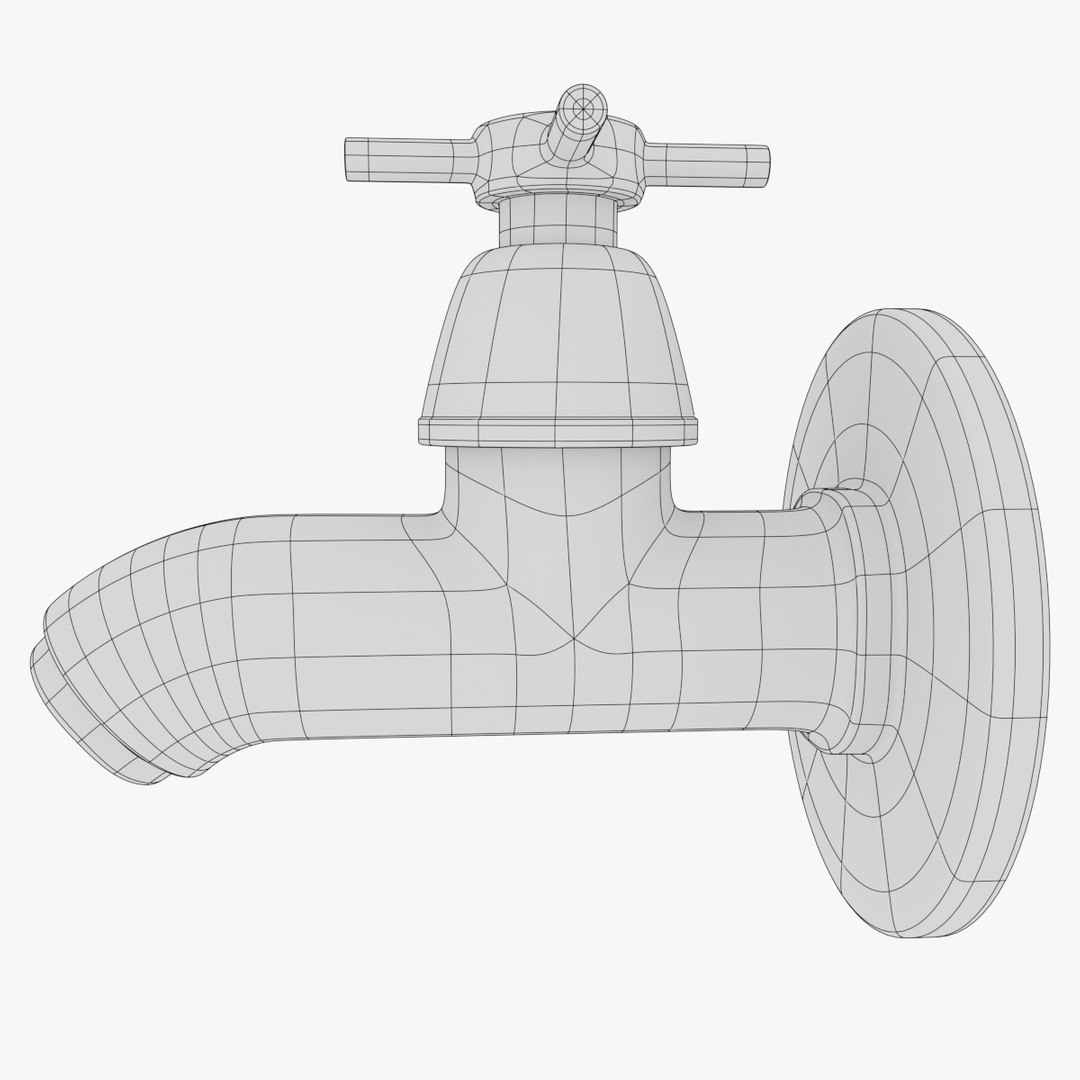 3d Water Tap Model