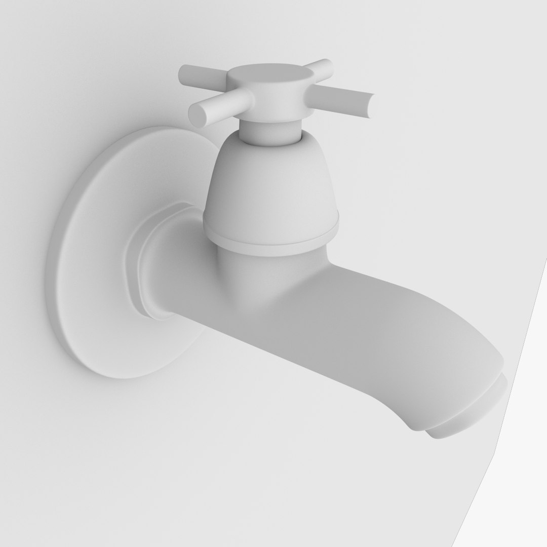 3d Water Tap Model