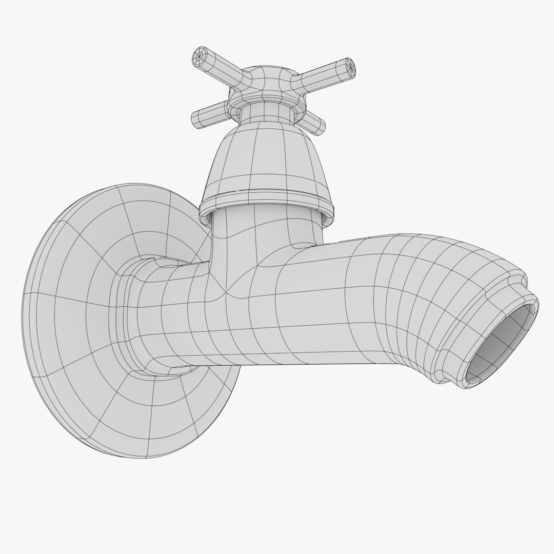 3d Water Tap Model