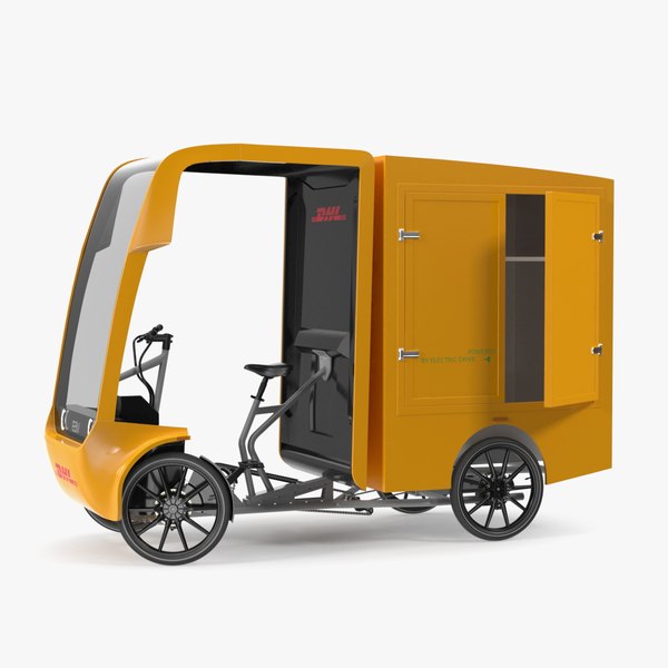 modelo 3d Bicicleta de carga eléctrica EAV DHL aparejada - TurboSquid ...