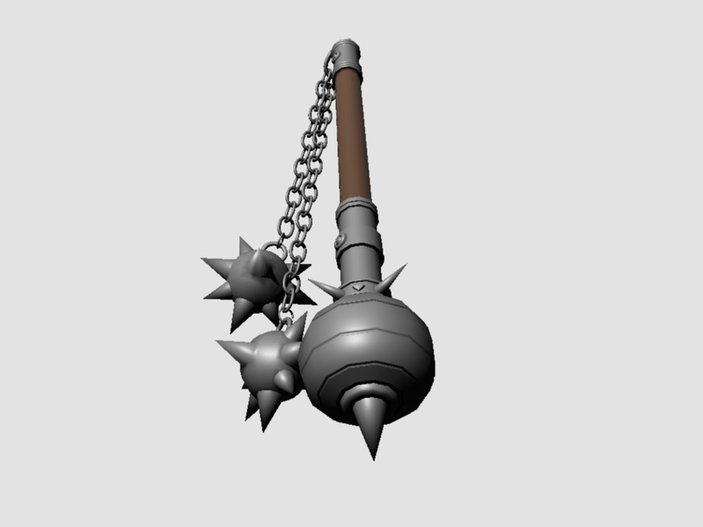 simple mace 3d model