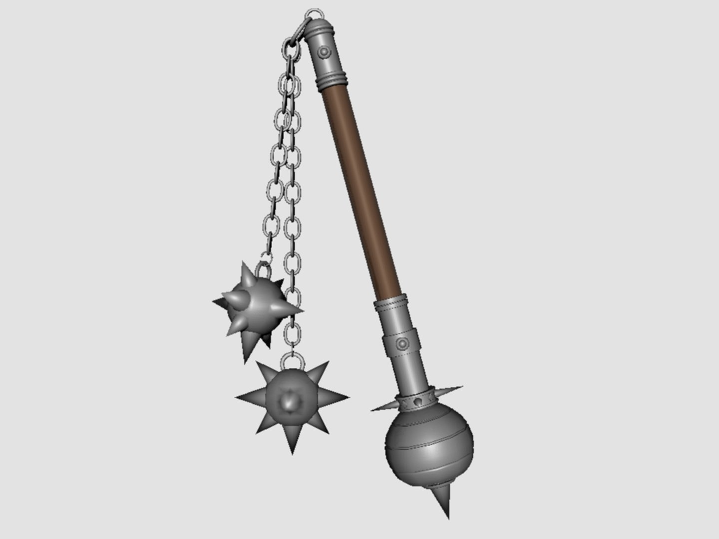 simple mace 3d model