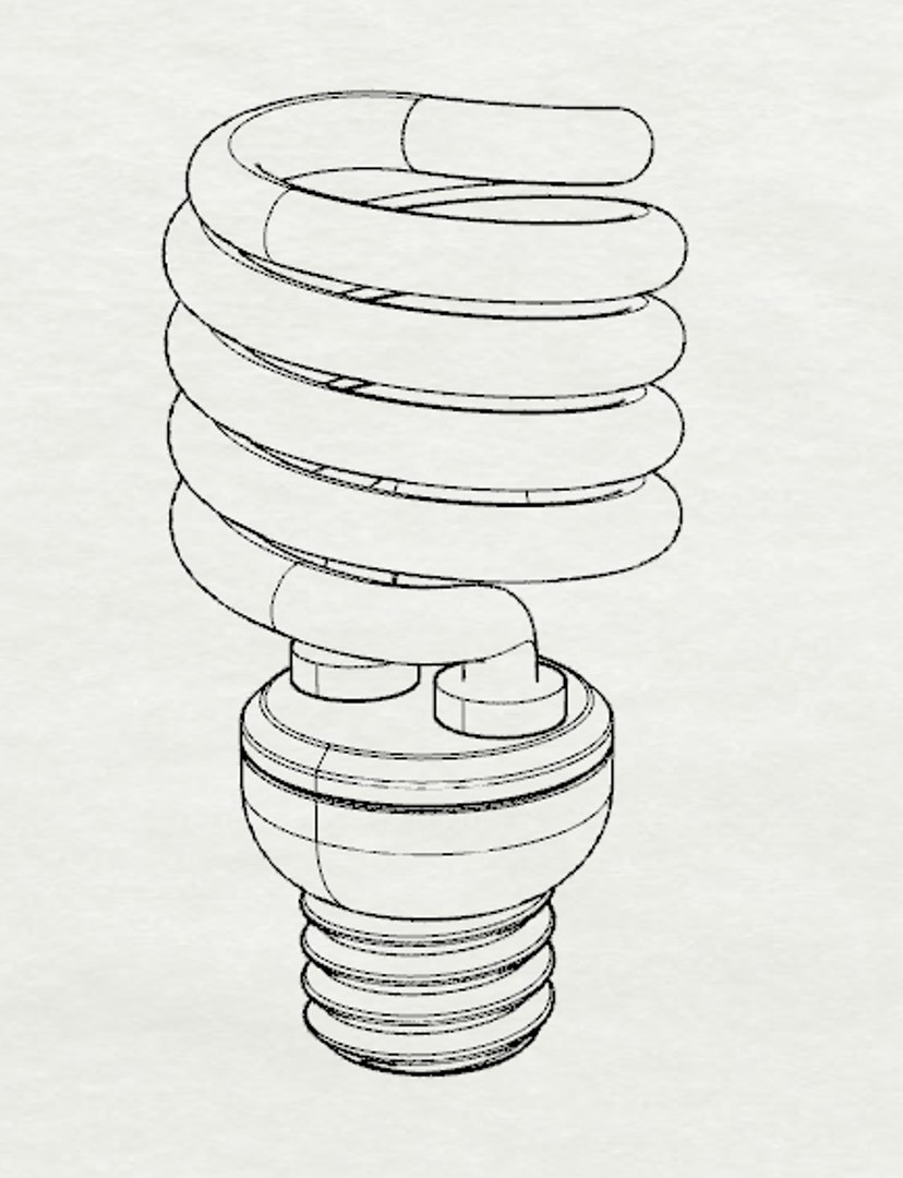 3d model bulb