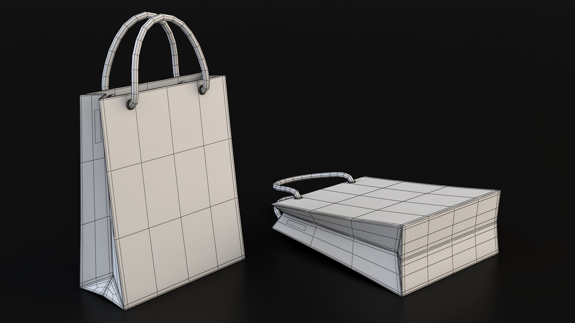 Cartoon Paper Bag 01 3D Model - TurboSquid 2197169