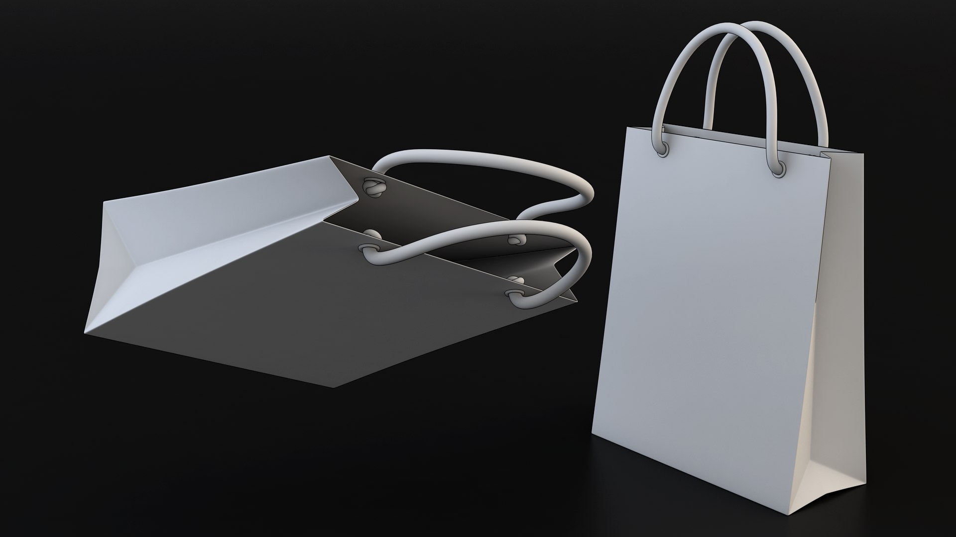 Cartoon Paper Bag 01 3D Model - TurboSquid 2197169