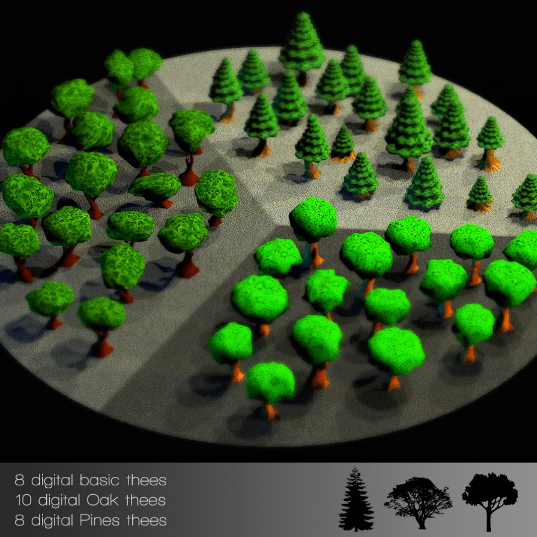 3ds max oak tree