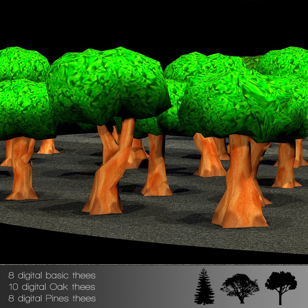 3ds max oak tree