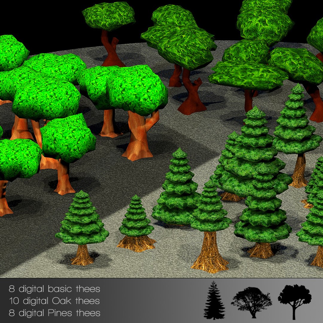 3ds max oak tree