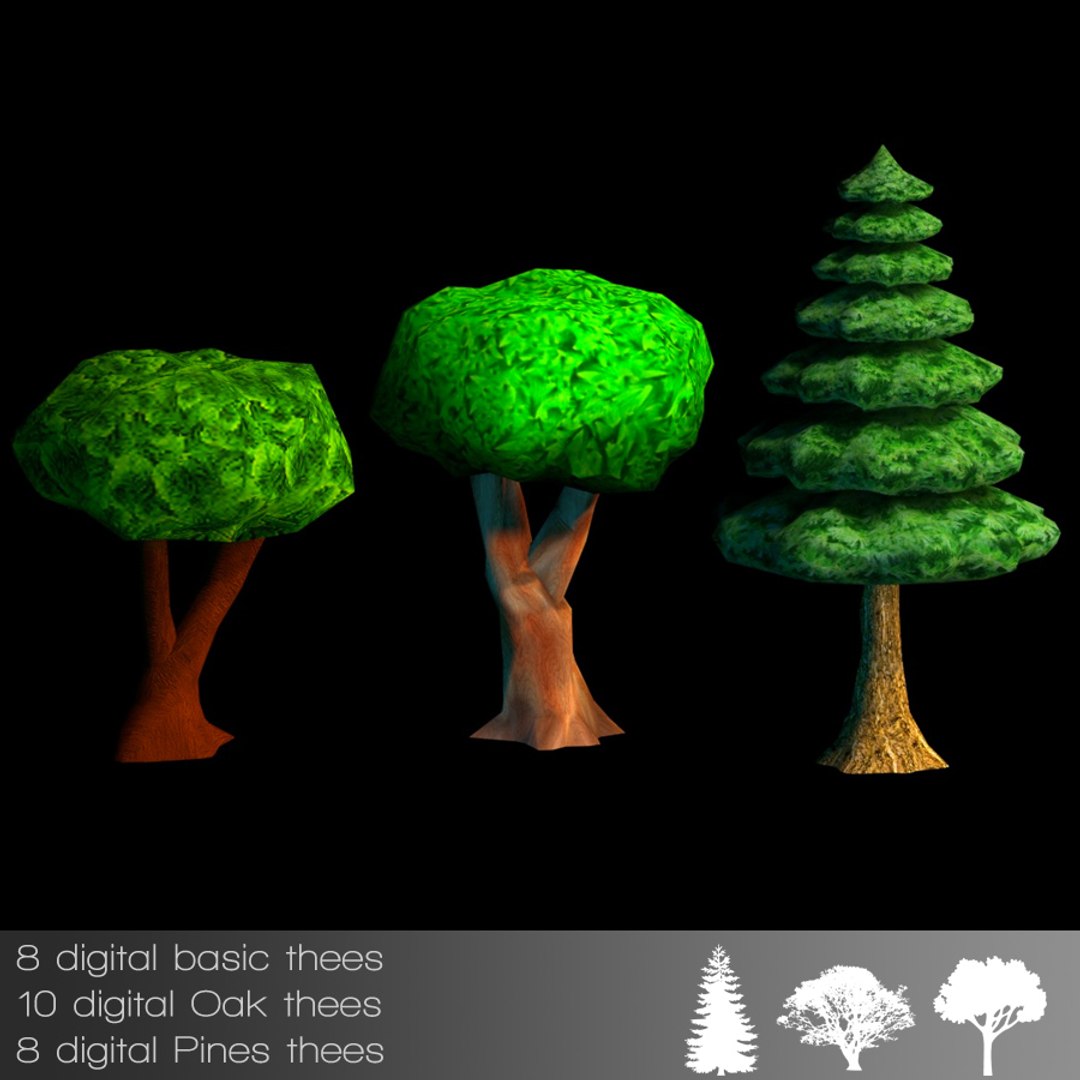 3ds max oak tree