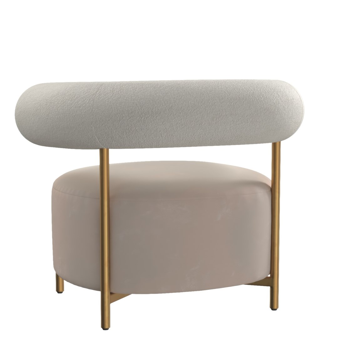 3D Flo Occasional Chair PBR - TurboSquid 2205263