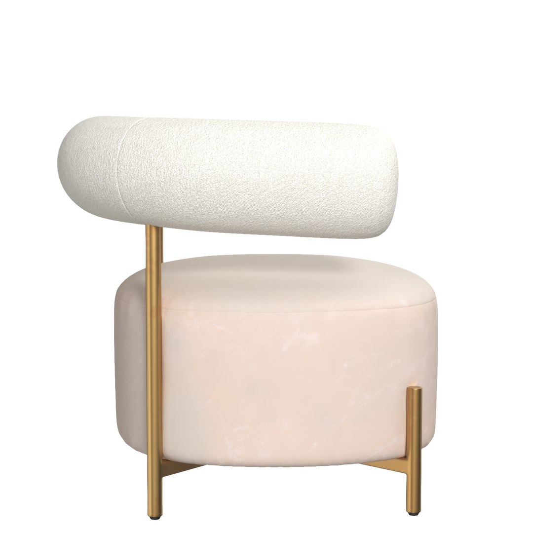 3D Flo Occasional Chair PBR - TurboSquid 2205263