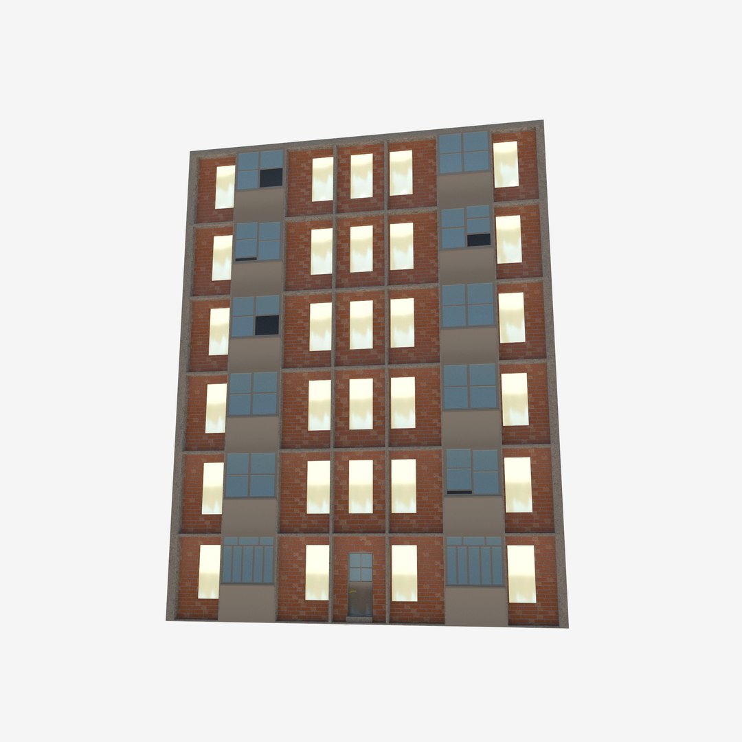 3D 6 Storey House Model - TurboSquid 1905358