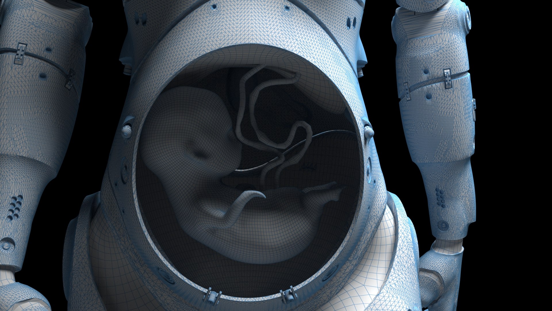 Pregnant robot girl 3D - TurboSquid 1849725