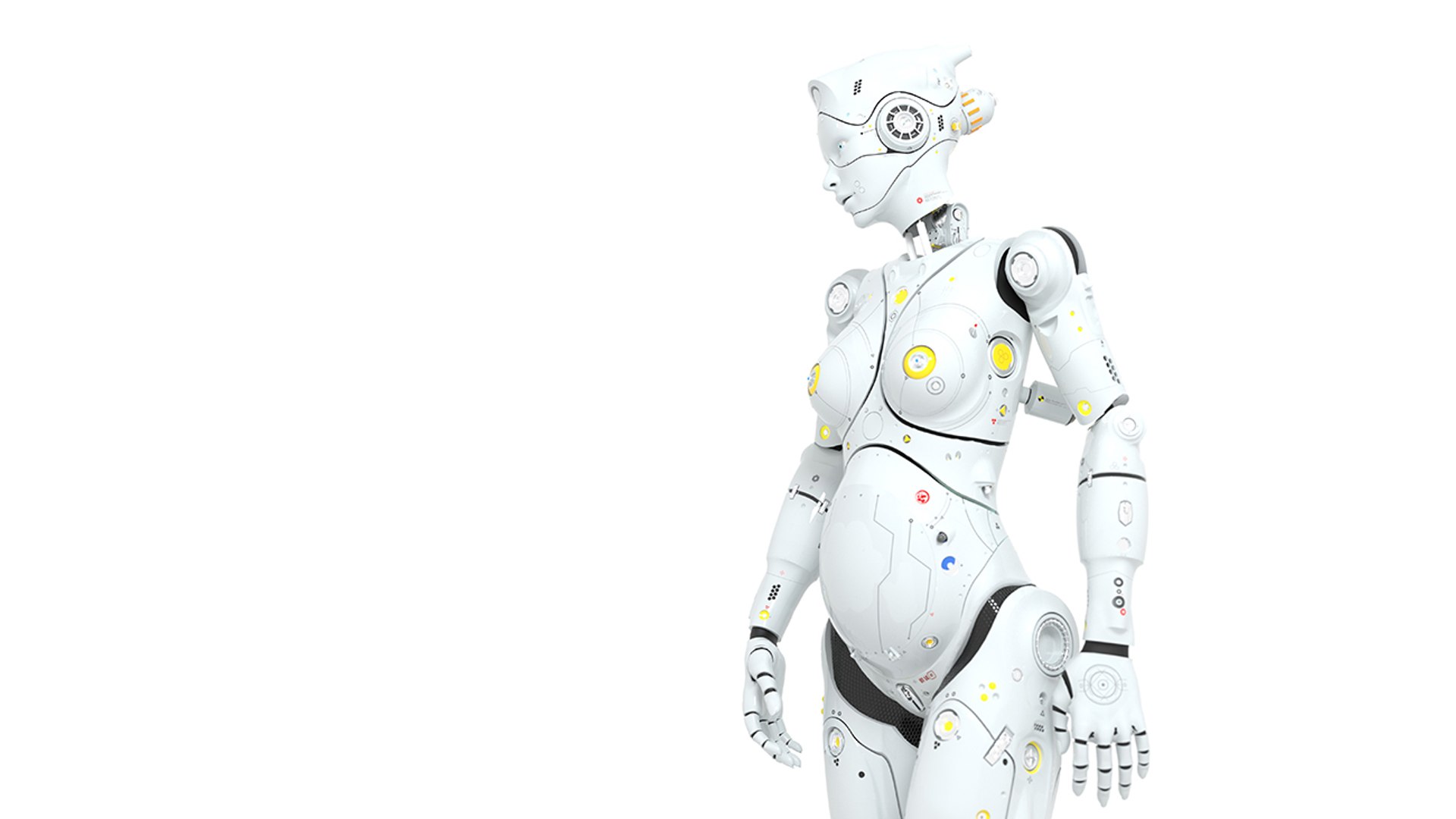 Pregnant Robot Girl 3D - TurboSquid 1849725