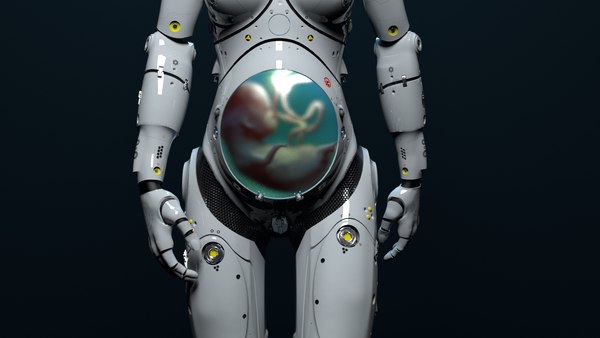 modelo 3d robot embarazada - TurboSquid 1849725