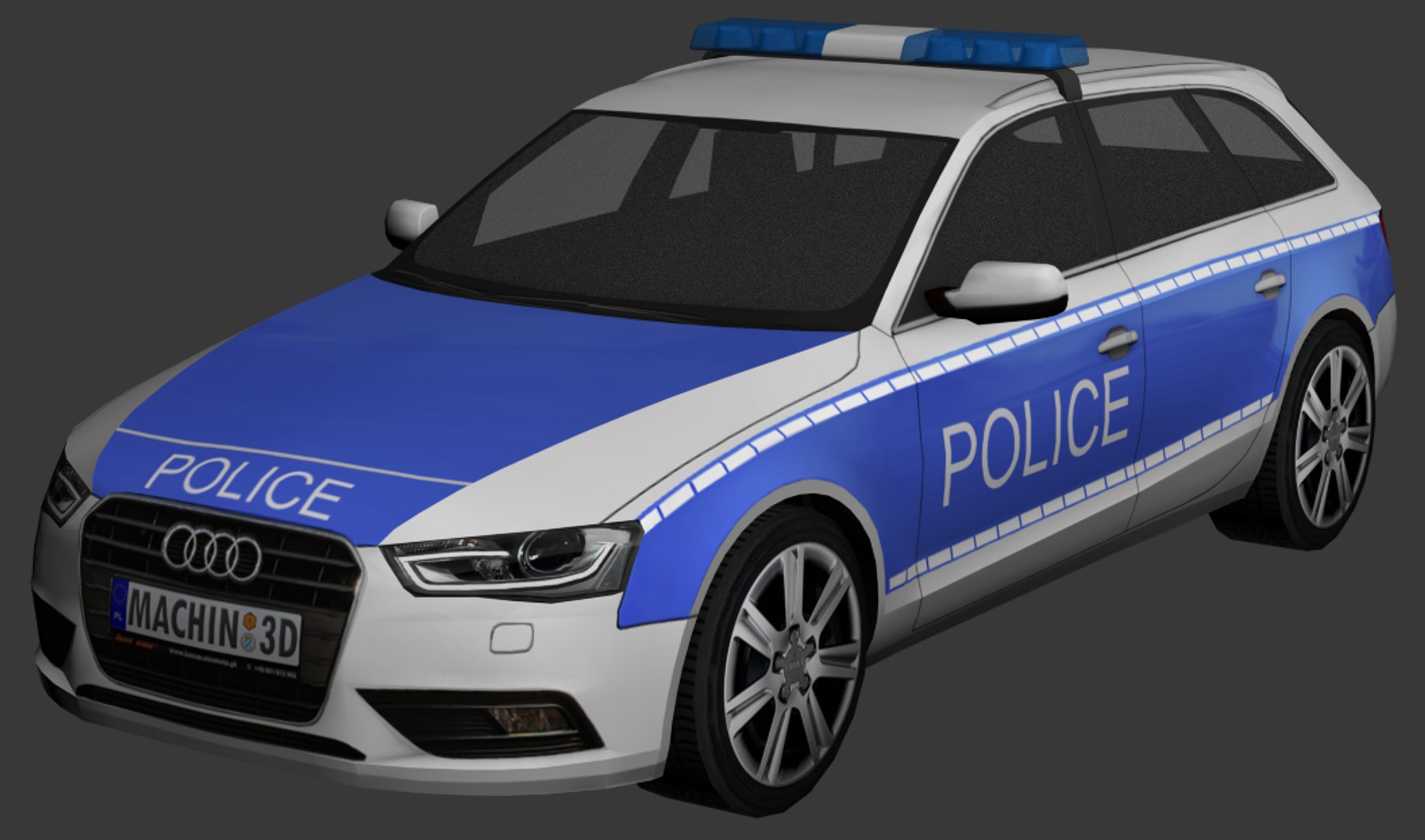 Audi A4 Police Car