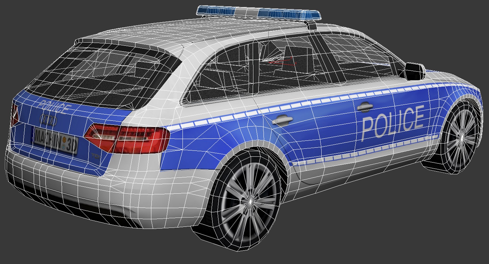 Max Audi A4 Police