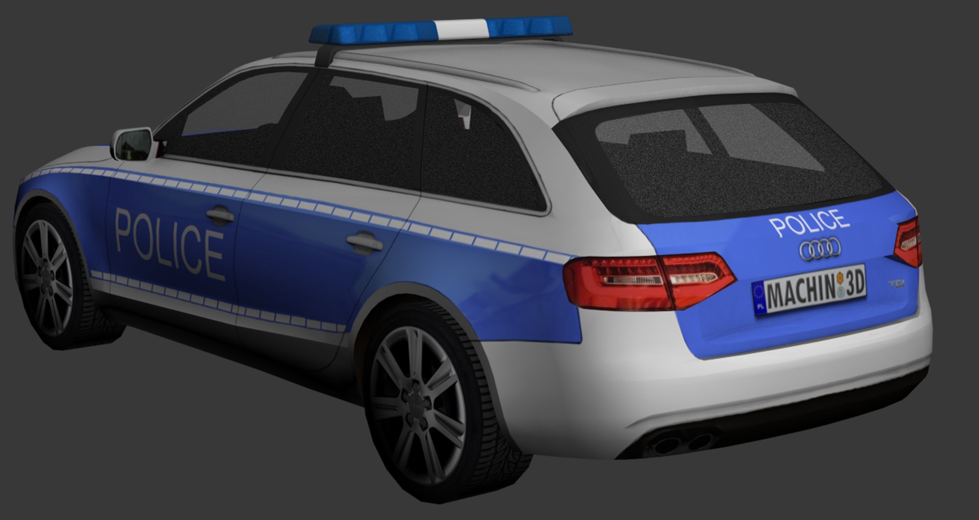 Max Audi A4 Police