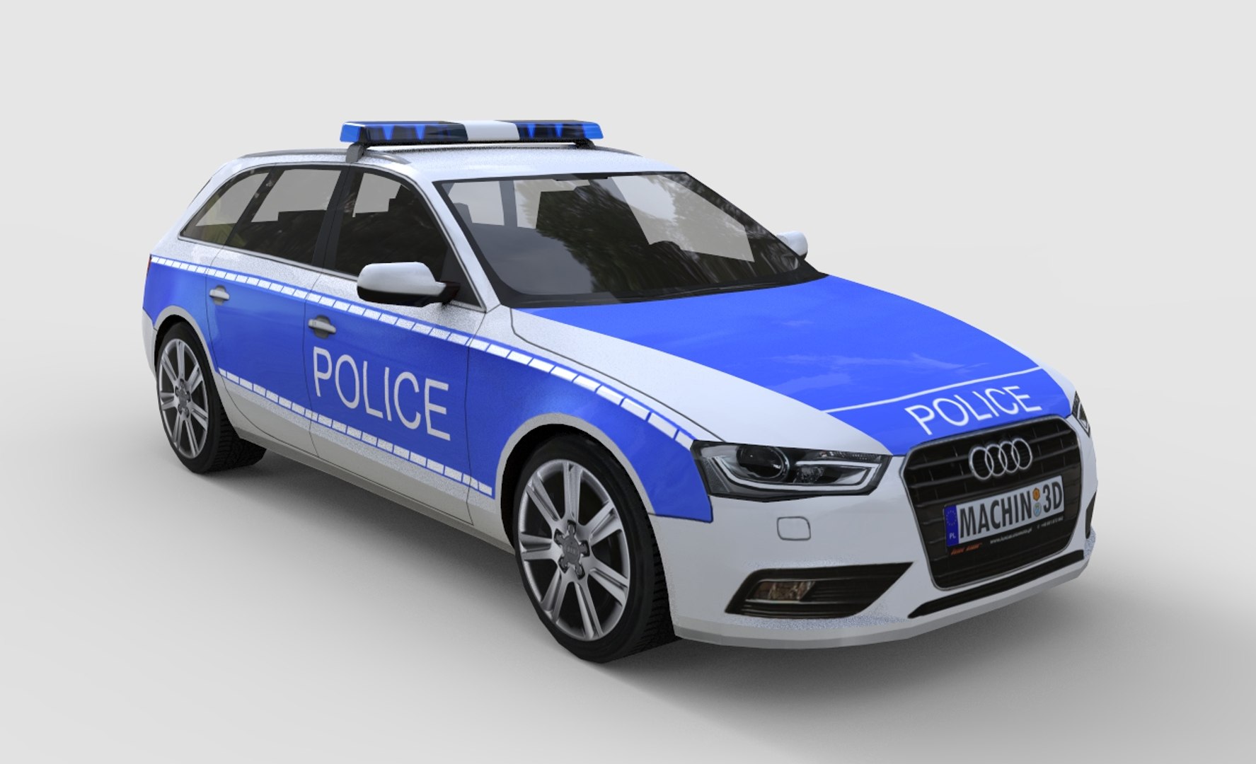 Max Audi A4 Police