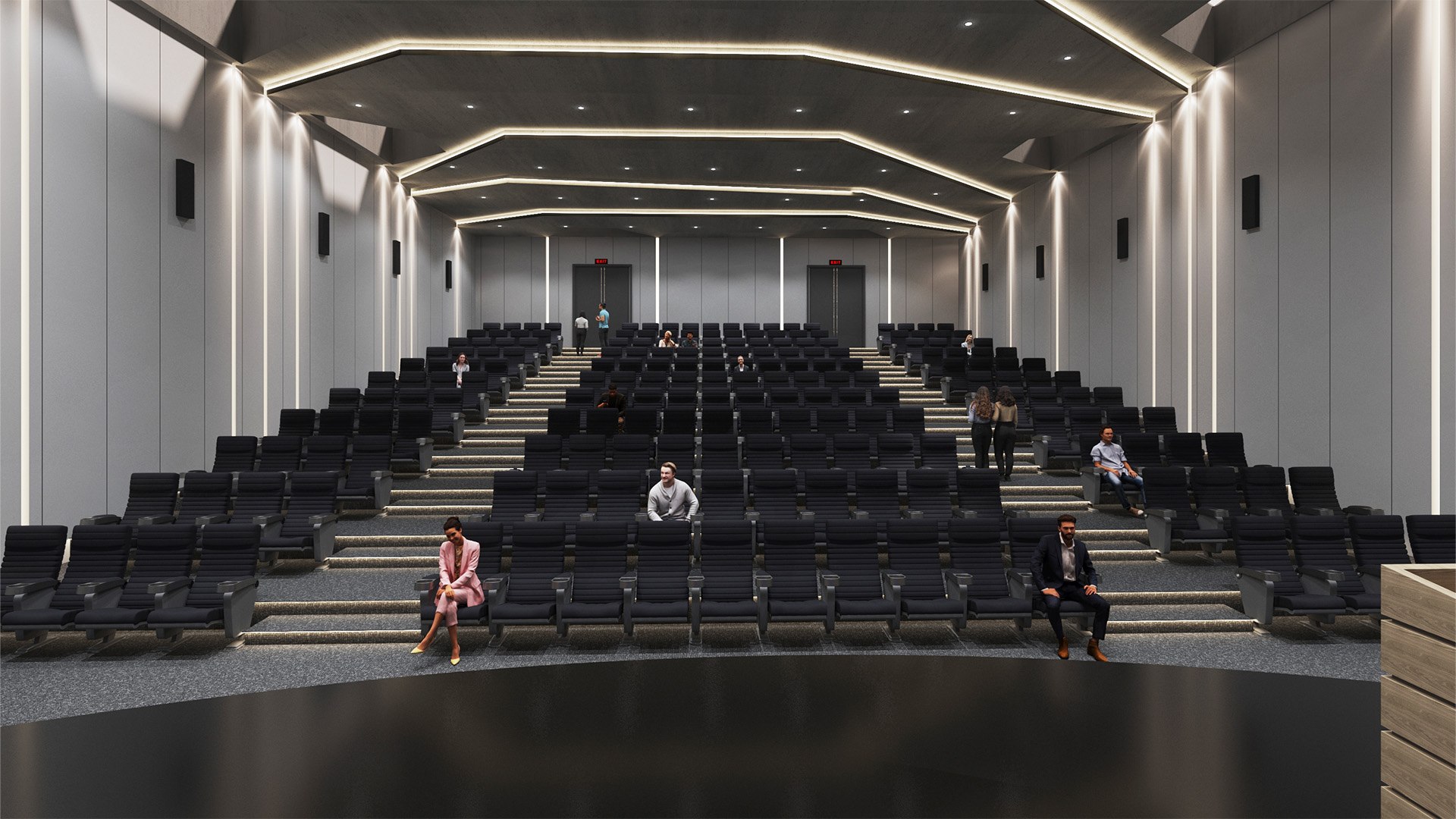 Auditorium Model - TurboSquid 2387351