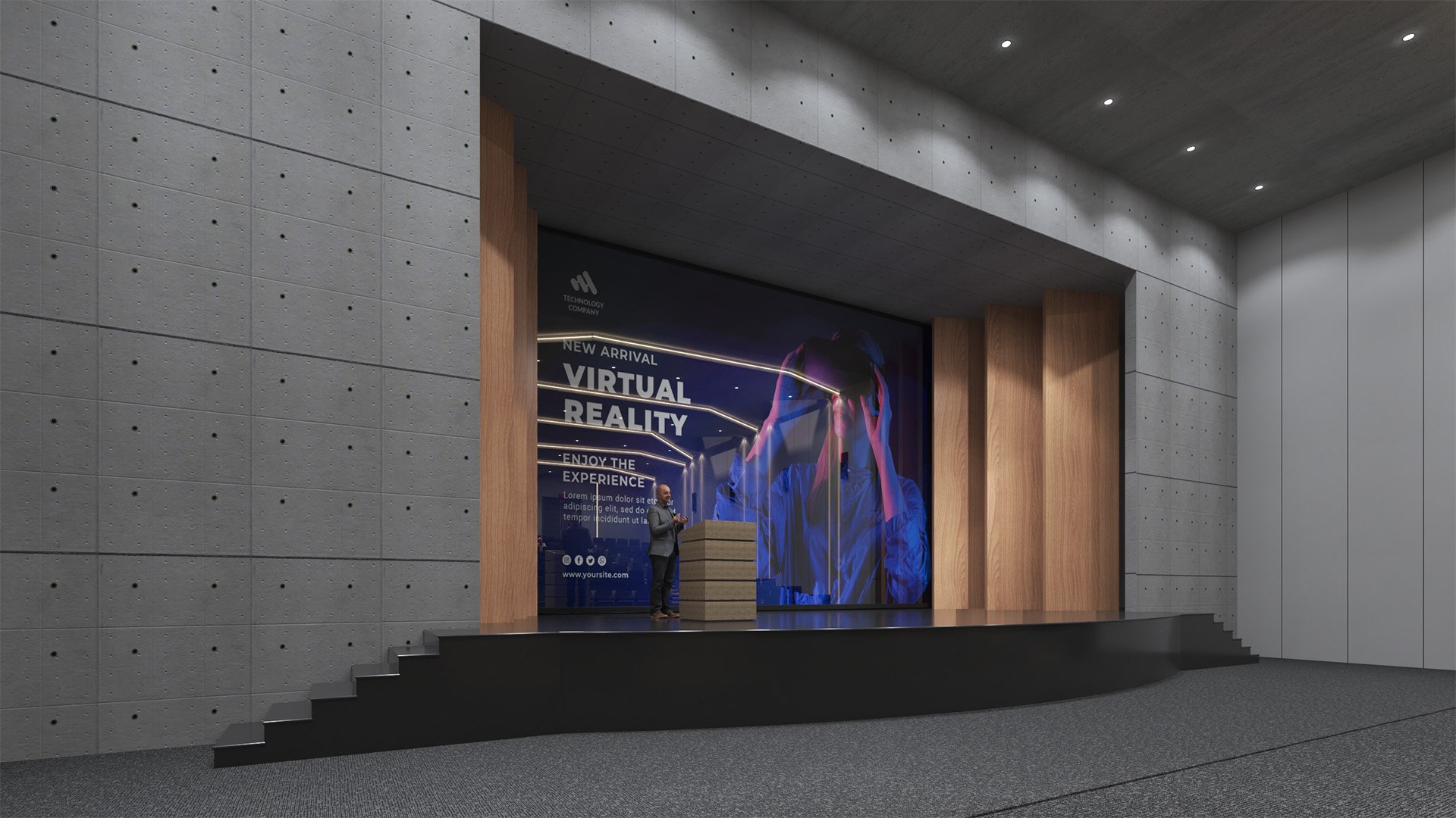 Auditorium Model - TurboSquid 2387351