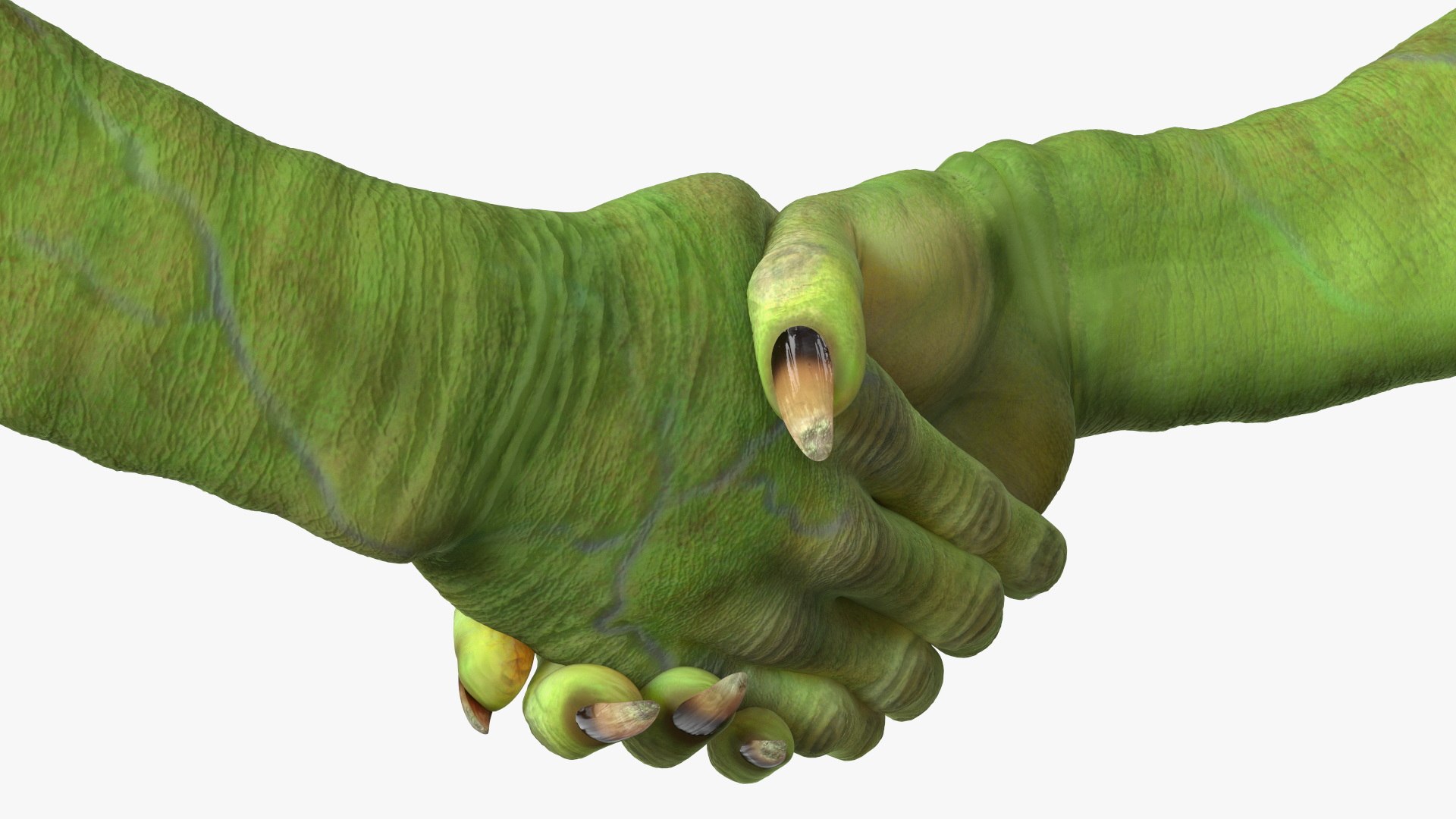3D Handshake Green Goblin Hands Model - TurboSquid 2111404