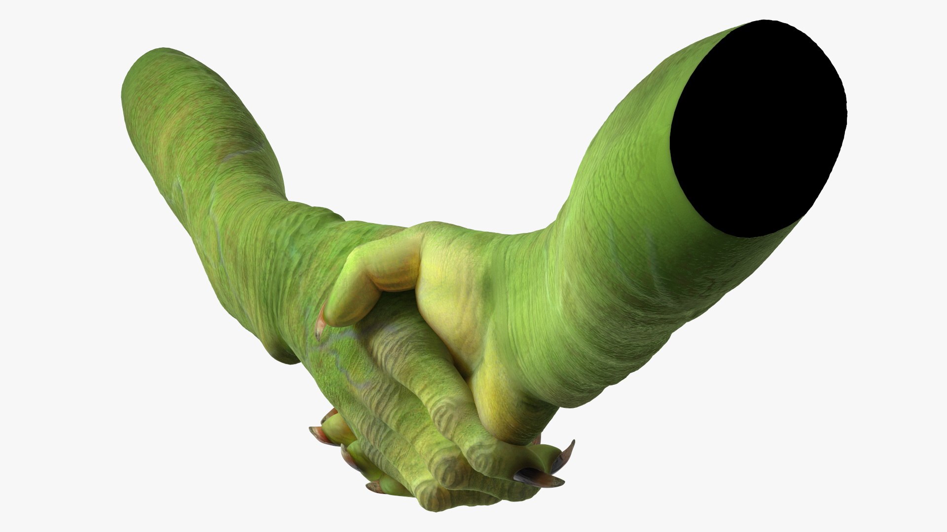 3D Handshake Green Goblin Hands Model - TurboSquid 2111404